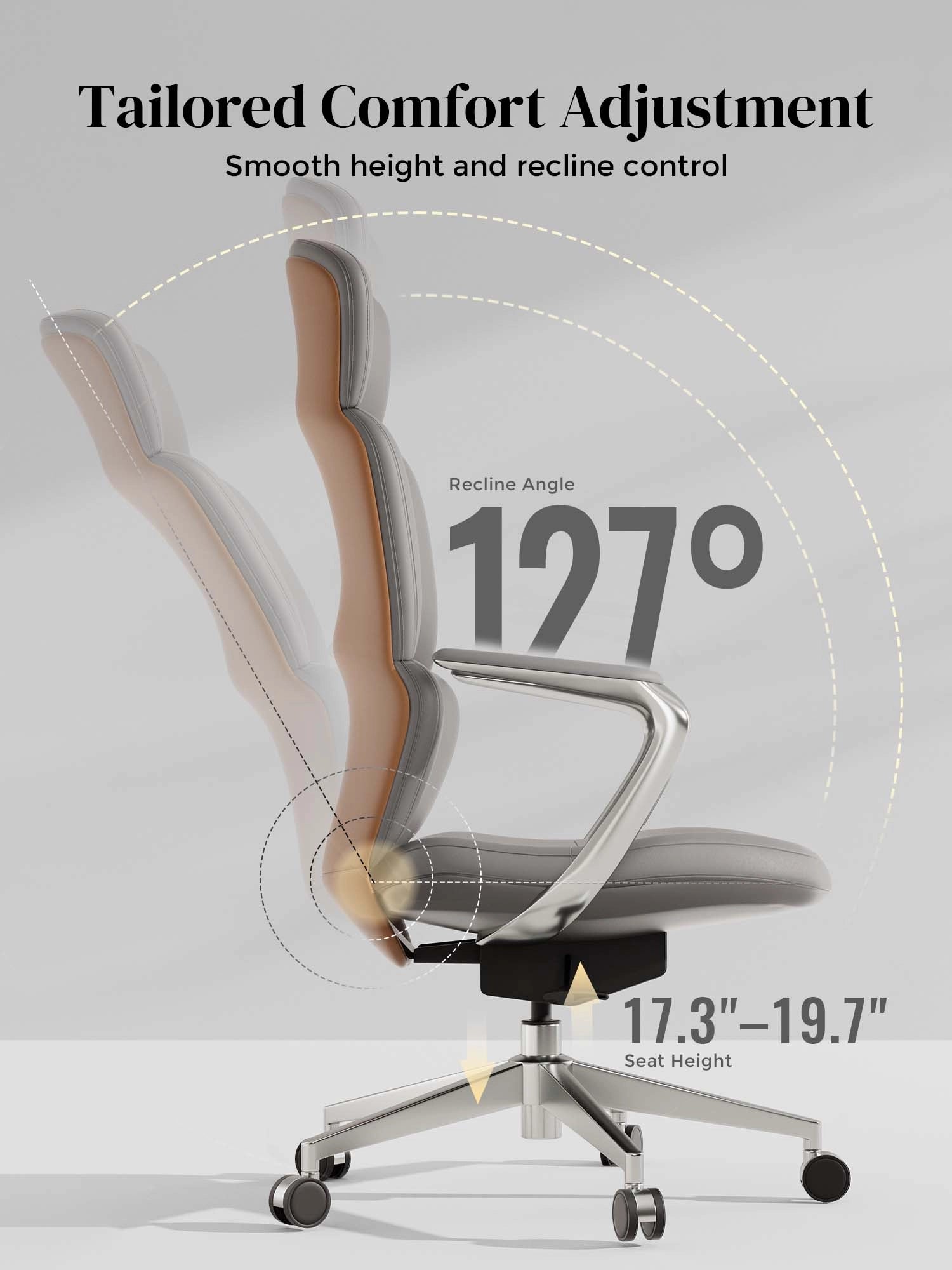 Nolan Executive Leather Office Chair – Durable Leather and Professional ...